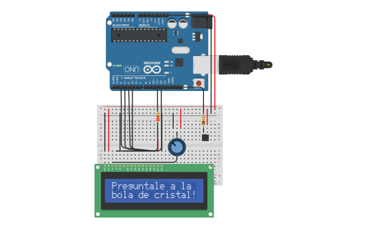 Circuit design Bola de Cristal - Dylan Rosa | Tinkercad