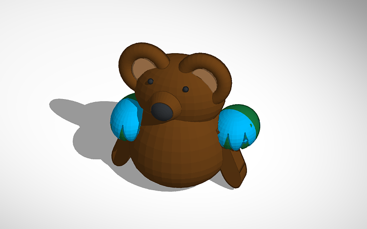 3D design Michelle´s Bear - Tinkercad