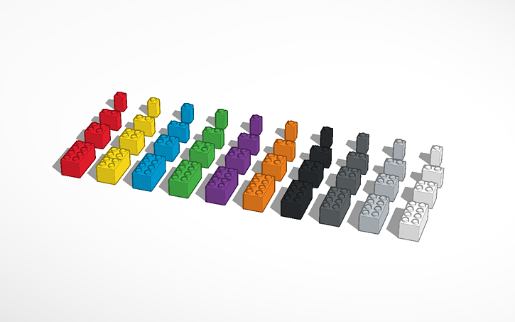 3D design Lego Set - Tinkercad