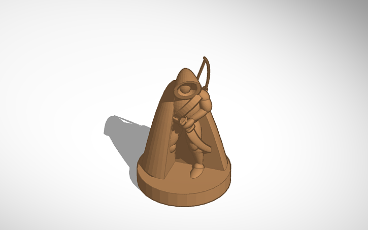 3D design DnD Ranger - Tinkercad