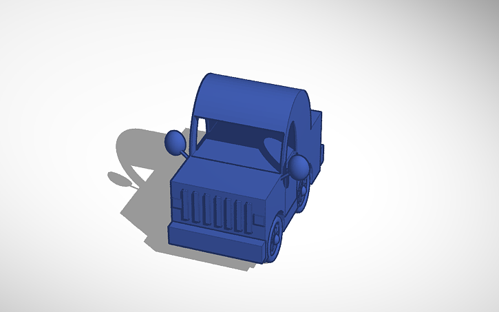3D design vehicle design | Tinkercad