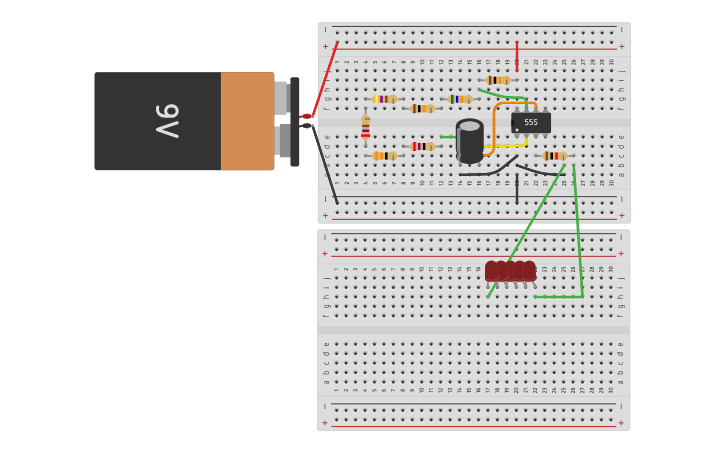 Circuit Design Dannys 555 1hz Timer Tinkercad