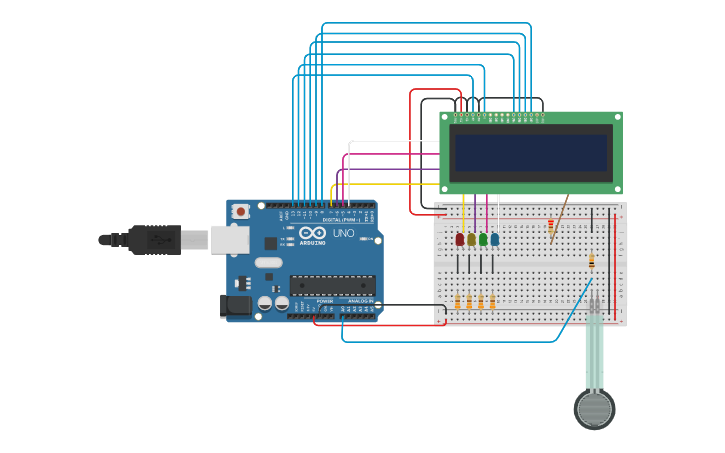 Circuit design Final Mecatrónica - Tinkercad