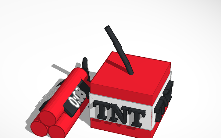 3D design TNT - Tinkercad