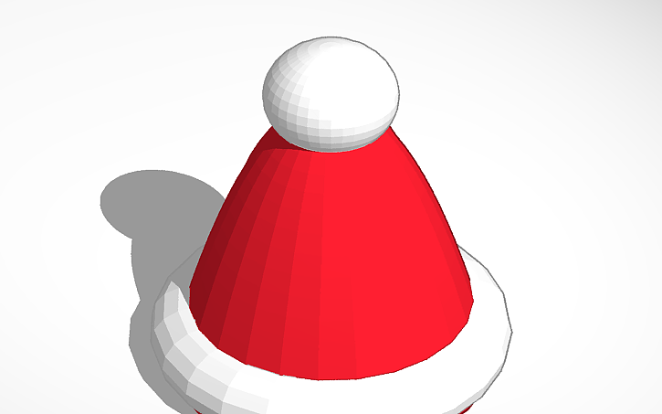 3D design Gorro de navidad - Tinkercad
