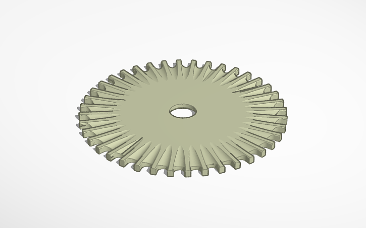 3D design Triple Alfalfa - Collator Wheel bf556 - Tinkercad