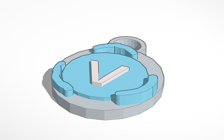 3D design V-Buck Chain | Tinkercad