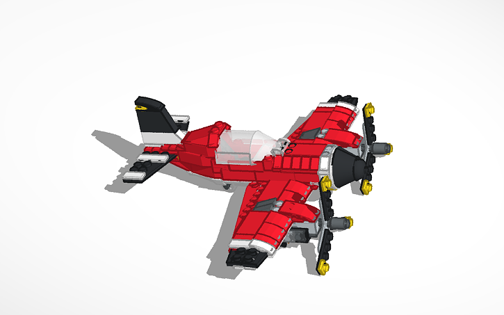 3D design All-Lego Airplane - Tinkercad