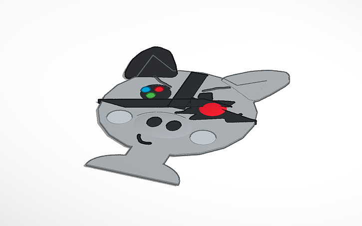3D design 2D robby piggy | Tinkercad