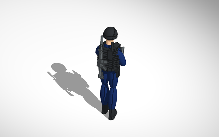 3D design SWAT police (noose swat team)(VERY OUTDATED) - Tinkercad