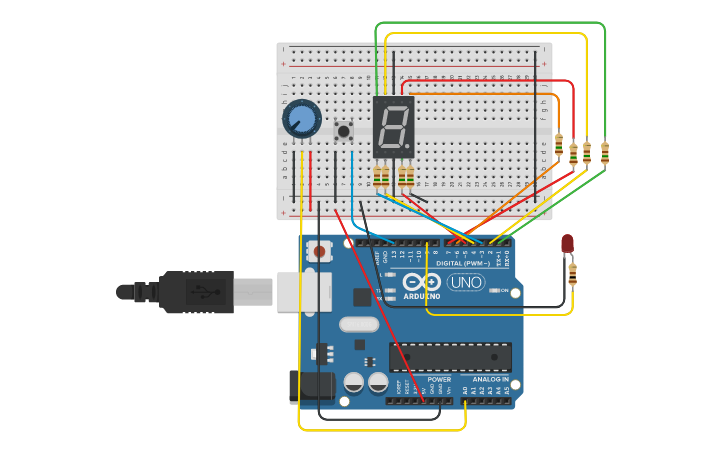Circuit design P2 MM - 1 | Tinkercad