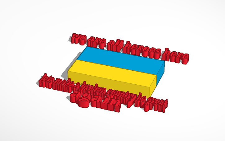 3D design support ukraine - Tinkercad