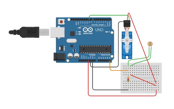 Circuit design Robotic Class Dino game | Tinkercad