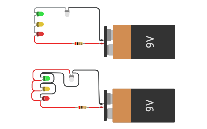 Circuit Design Series Vs Parallel Circuits Tinkercad