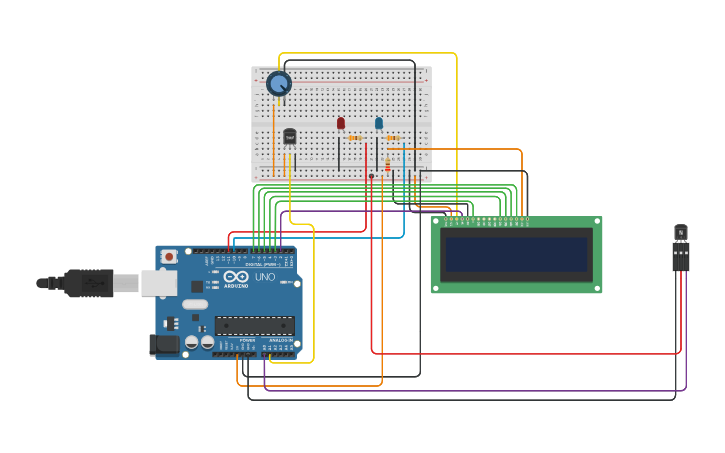 Circuit design Smart Heart Rate Monitor - Project 3 - Tinkercad