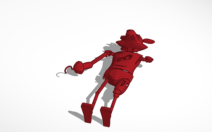 3D design Broken Foxy - Tinkercad