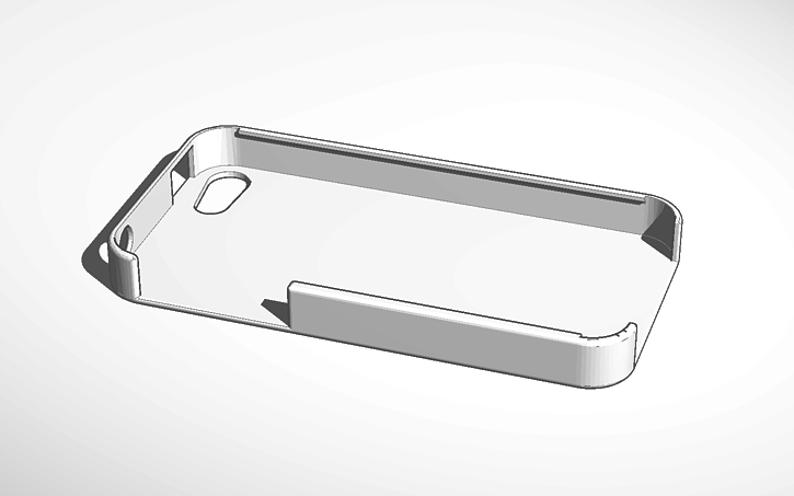 3D design iPhone 4 Case Template | Tinkercad