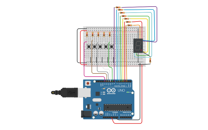 Circuit design Operaciones - Tinkercad
