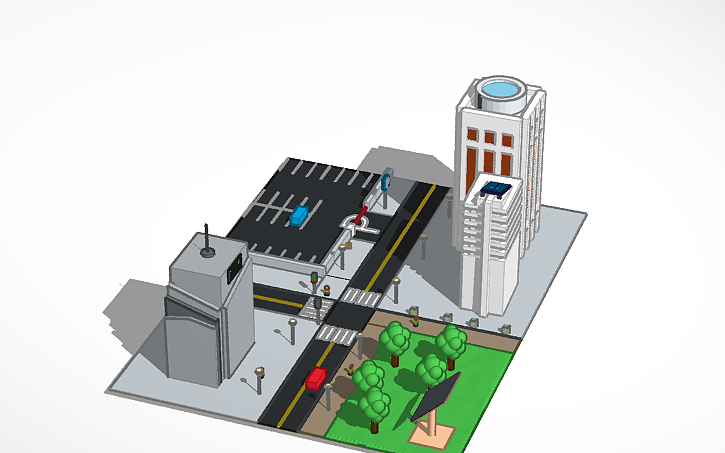 3D design Smart City - Tinkercad