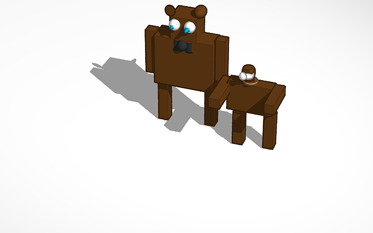 3D design evil bear | Tinkercad