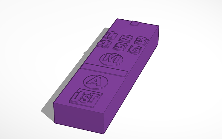 3D design Remote Control - Tinkercad