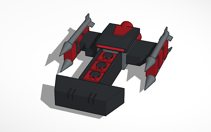 3D design Vengeance-Class Missile Frigate - Tinkercad