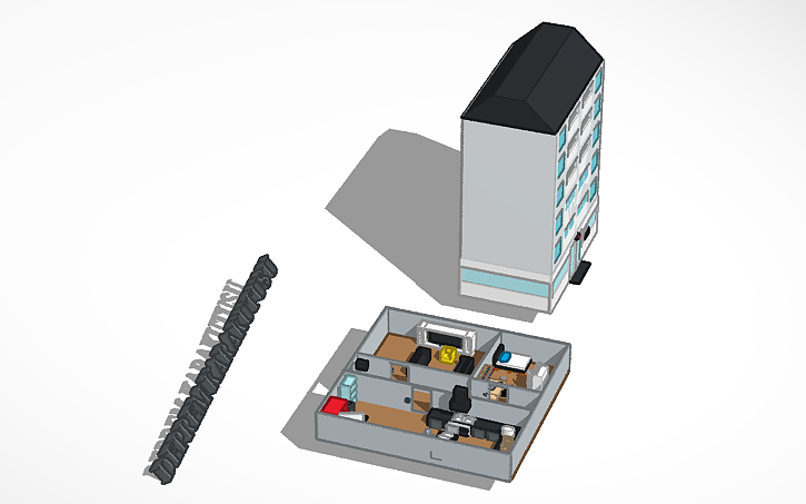 3D design Deprem Karakutusu - Tinkercad