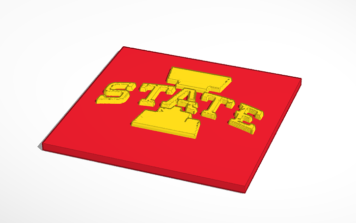 3D design Iowa state - Tinkercad