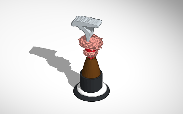 3D design Volcano Top Hat- For the Toppats Competition | Tinkercad