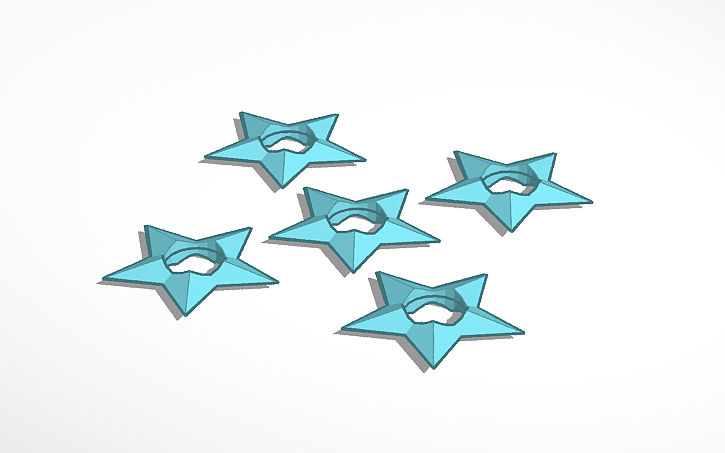 3D design Throwing Stars | Tinkercad