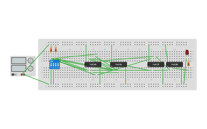 Circuit design Q2 | Tinkercad