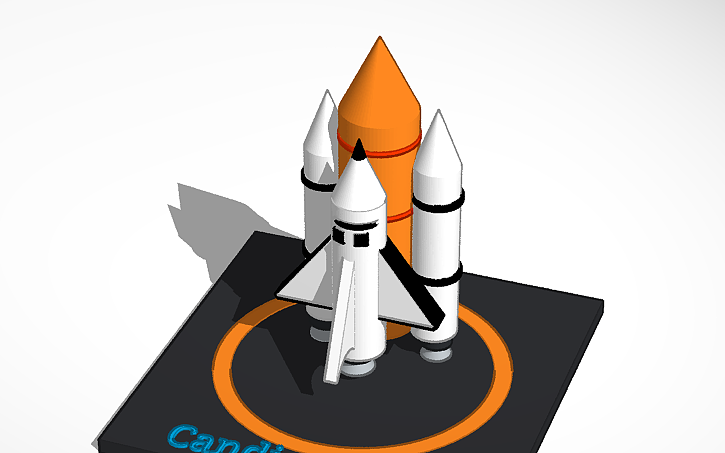 3D design Space shuttle - Tinkercad