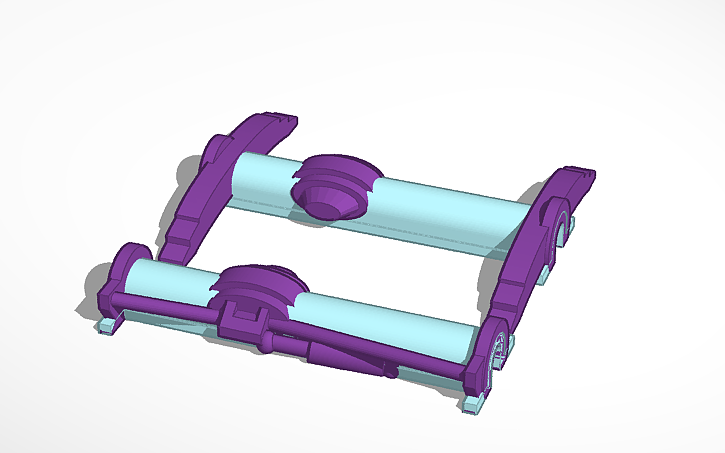 3D design 1/64 Hot Wheels Datsun 620 lift axles - Tinkercad