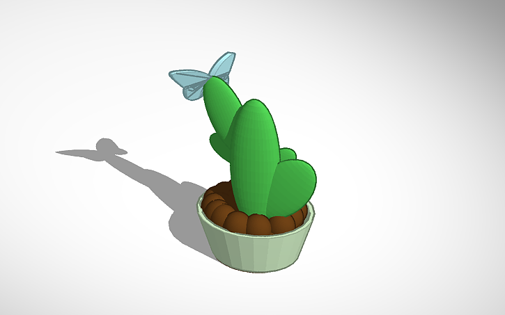 3d Design Cactus Tinkercad