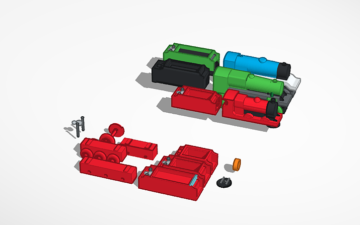 3D design Wooden Railway Series Big Three - Tinkercad