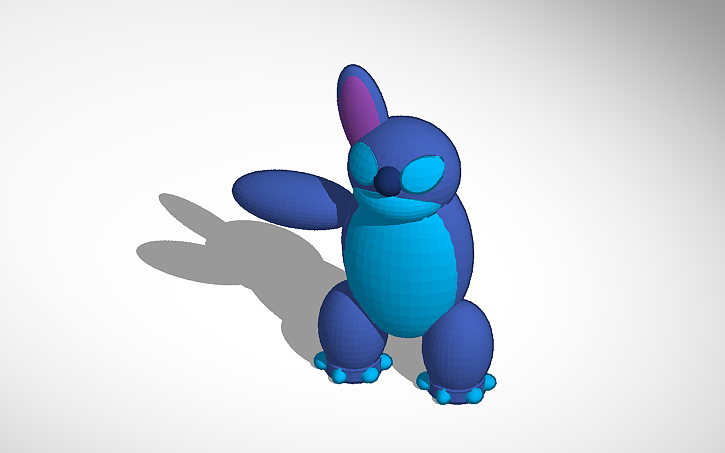 3D design Stitch - Tinkercad