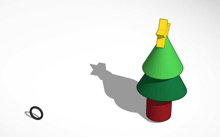 3D design Christmas Tree - Tinkercad