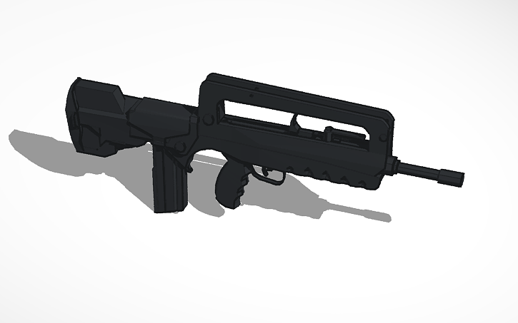 3D design FAMAS F1 | Tinkercad