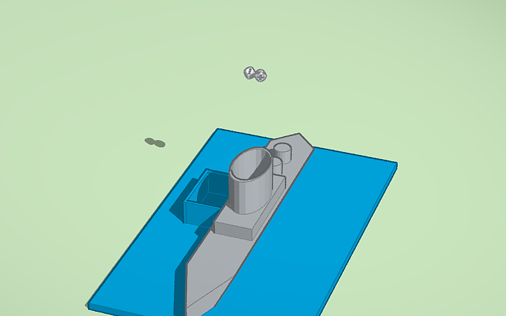 3D design battleship dice roll - Tinkercad