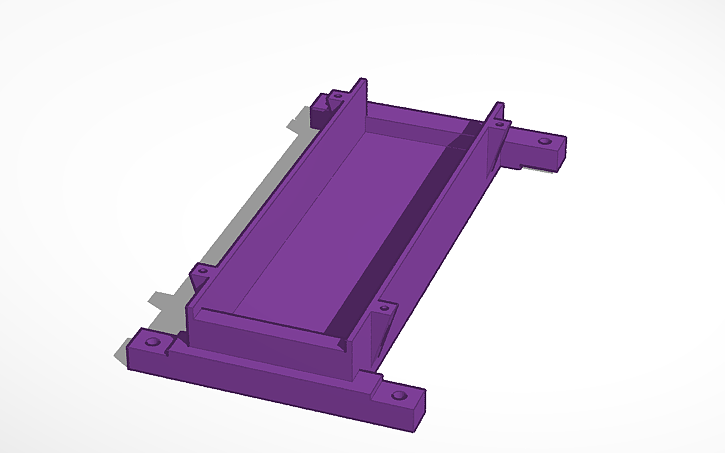3D design Lower Chassis - Tinkercad