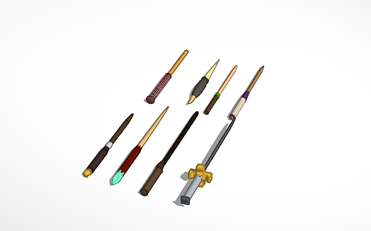 3D design Wand - Tinkercad