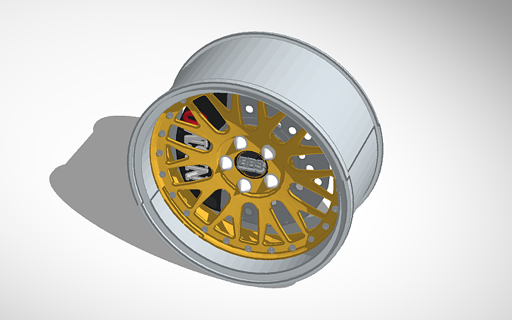 3D design BBS RIM - Tinkercad
