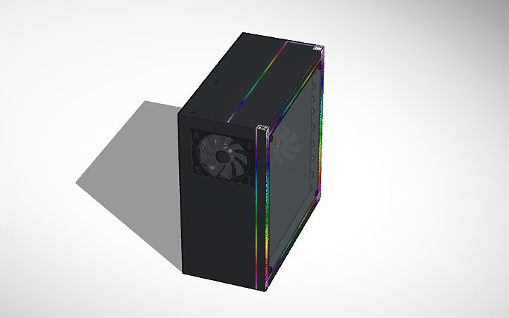 3D design Gaming PC RGB - Tinkercad