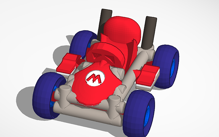 3D design Mariokart - Tinkercad