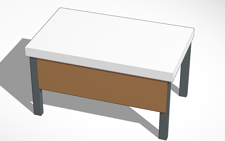 3D design table - Tinkercad