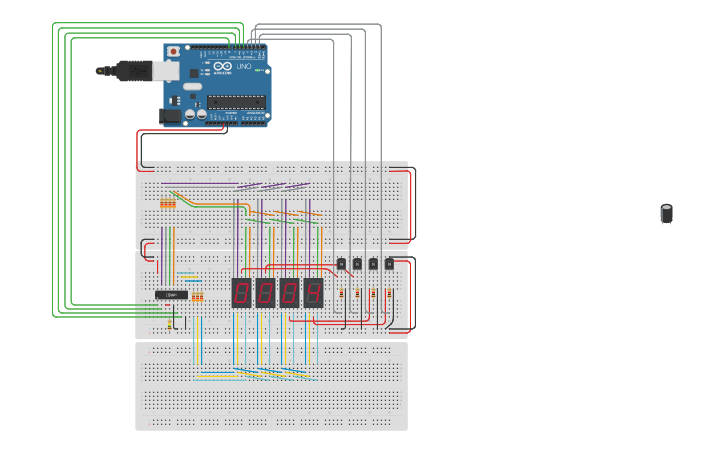 Circuit Design Multiplexor Tinkercad 