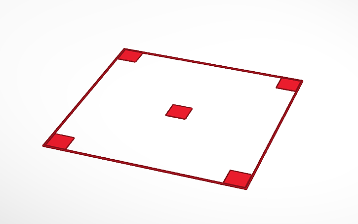 3D design flat test - Tinkercad