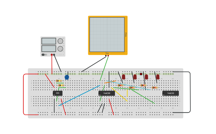 Circuit design Copy of Práctica 4 - CLASE | Tinkercad