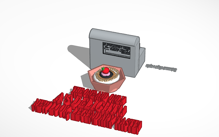 3D design A's Delight! No Secret Messages To You... :) - Tinkercad