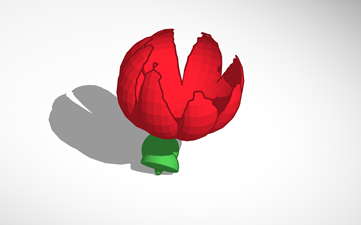 3D design the flower - Tinkercad